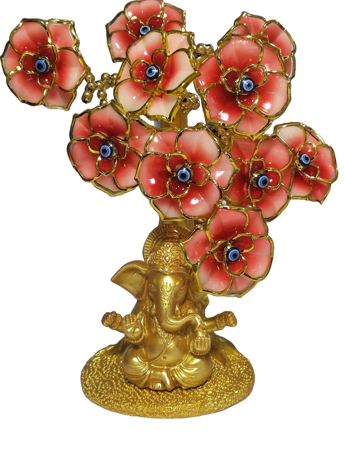 Evil Eye Tree with Statue of Lord Ganesha for Protection – trishyana.com